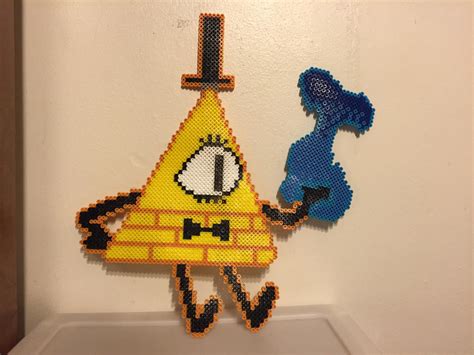 Bill Cipher Gravity Falls Perler Bead Art Perler Crafts Perler The
