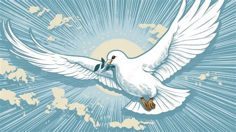 Fondo Día Internacional De La Paz Paloma Blanca Volando Hermosa Fondo