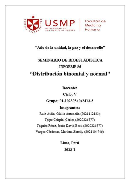 Distribución binomial y normal Mariana Zarelly Vargas Cárdenas uDocz