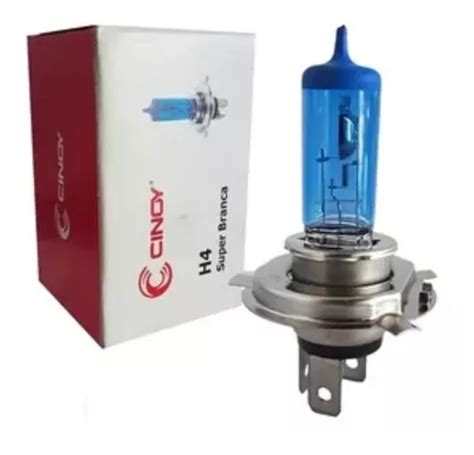 Lampada Super Branca H4 8500k Tipo Xenon 12v 60w 55w Parcelamento Sem