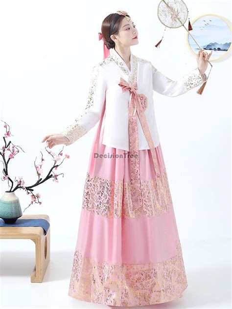 Traditional Korean Hanbok Dress Female National Costume Oriantal
