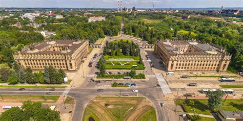Huta Sędzimiera Panorama z drona miasto KRAKÓW Prezentacja