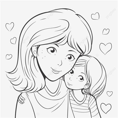 Worried Mom Clipart Black