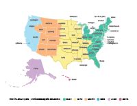 Printable Time Zone Map Usa