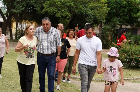 Roger Nediani participó del inicio de los trabajos de remodelación