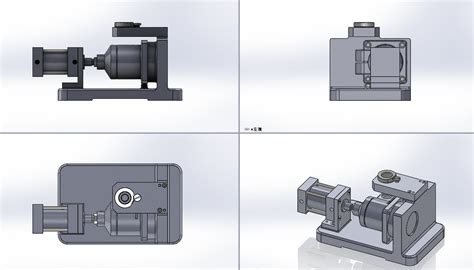 底座钻孔夹具CAD图 SW三维 SOLIDWORKS 2015 模型图纸下载 懒石网
