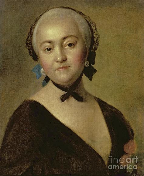 Portrait Of The Empress Elizabeth Petrovna Painting By Pietro Antonio
