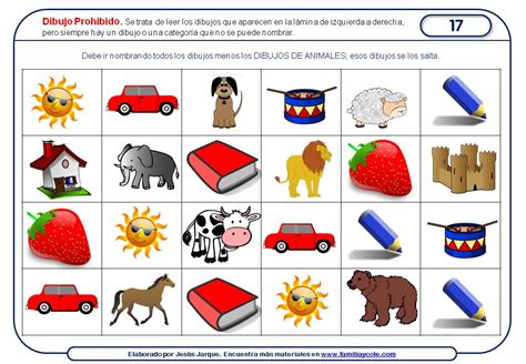 Fichas de atención para Educación Infantil Familia y Cole