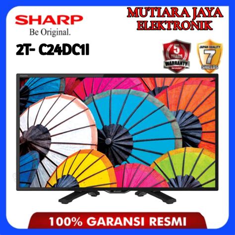 Jual LED SHARP 24 INCH TERBARU 2T C24DC1L Shopee Indonesia