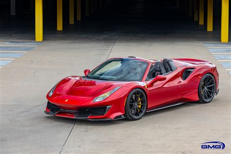Rosso Fuoco Ferrari 488 Pista Spider GMG Racing