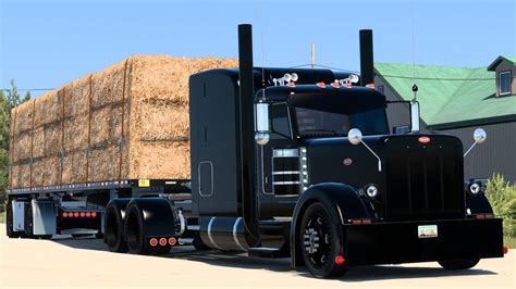 Peterbilt 389 Custom Straight Piped CAT C 15 MBN ATS Mods