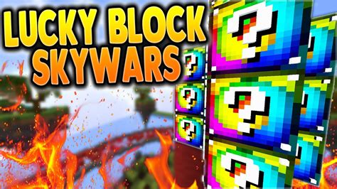 LUCKY BLOCK SKYWARS Minecraft MODDED LUCKY BLOCK YouTube