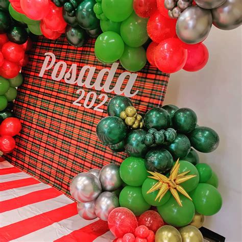 Recolectar 164 images decoracion para posada navideña con globos