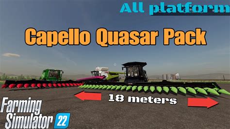 Capello Quasar Pack Mod For All Platforms On Fs Nov Youtube