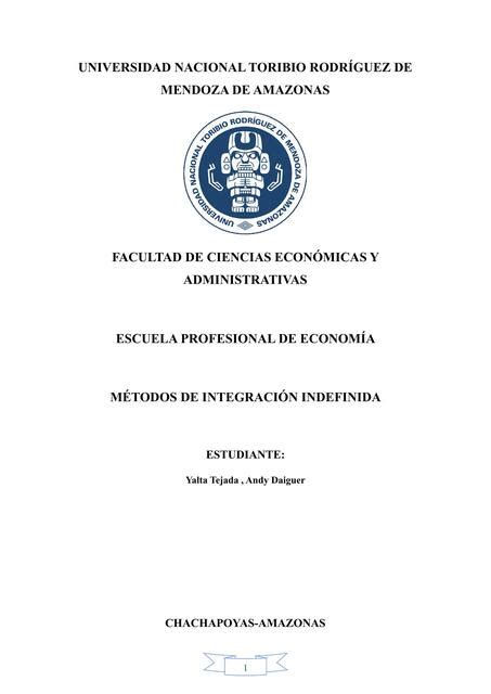 Algunos M Todos De Integraci N Andy Yalta Tejada Yalta Udocz