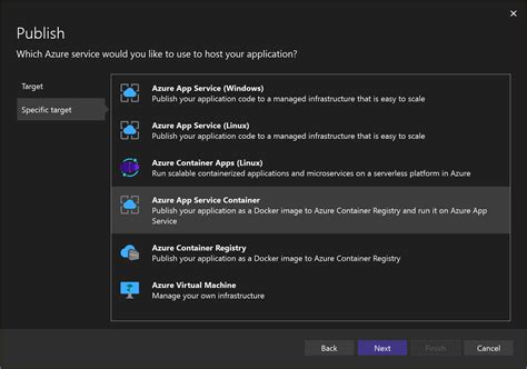 deploy an asp net core container to azure app service