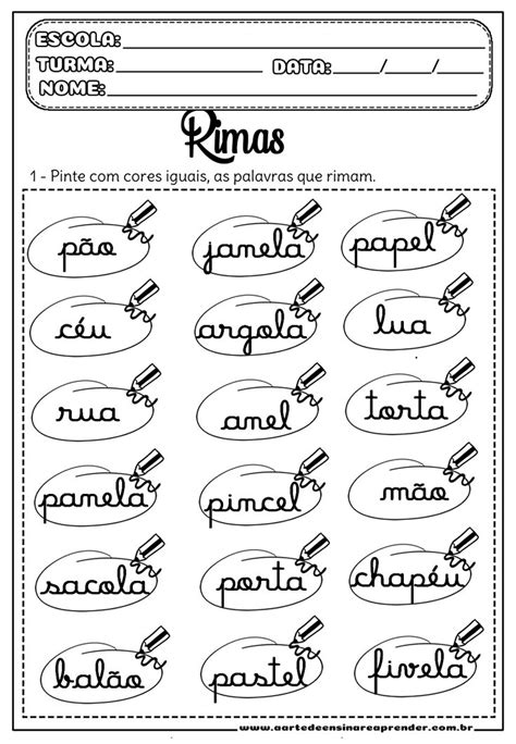 Palavra Dentro De Palavra Atividade Para Educação Ruth 2 English