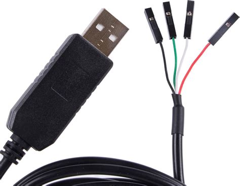 Suamdoen USB To TTL Serial 5V 3 3V Adapter Cable TX RX VCC GND Pinout