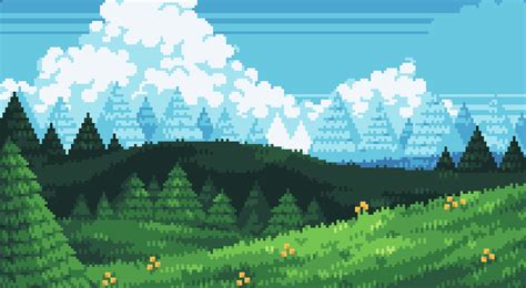 Pixilart Landscape By Aeadraw