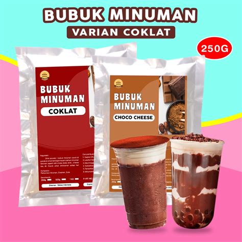 Jual Bubuk Minuman Rasa Coklat G Bubuk Minuman Boba G Serbuk