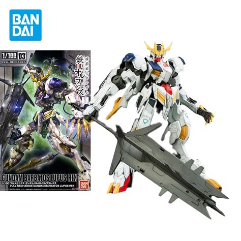 Bandai 1 100 03 Full Mechanics Gundam Barbatos Lupus Rex Model Prebuilt