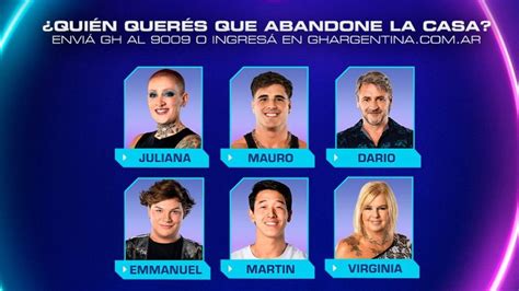 Quién será el próximo eliminado de la casa de Gran Hermano el domingo