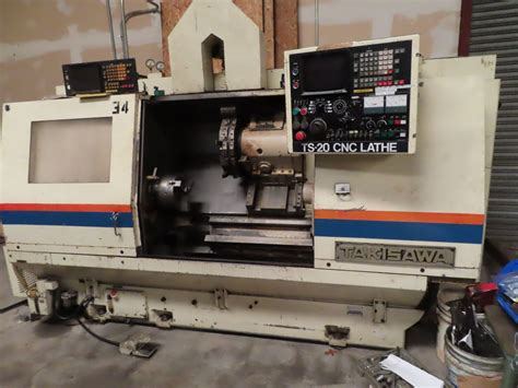 Takisawa Ts Cnc Lathe Fanuc Controls Olympia Wa Area