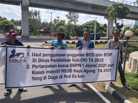 K MAKI Minta Dengan Tegas Kejati Sumsel Untuk Evaluasi Kinerja Kejari