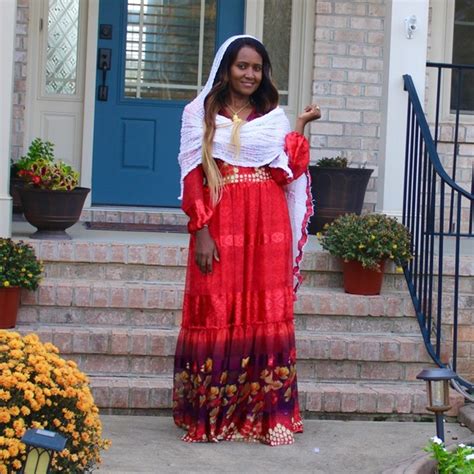 Dresses Ethiopian Eritrean Traditional Chiffon Womans Dress Poshmark