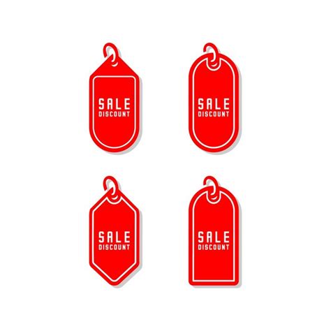 Etiqueta de precio de diseño vectorial Vector Premium