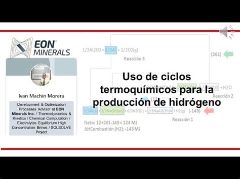 Ciclos termoquímicos para la producción de hidrógeno YouTube