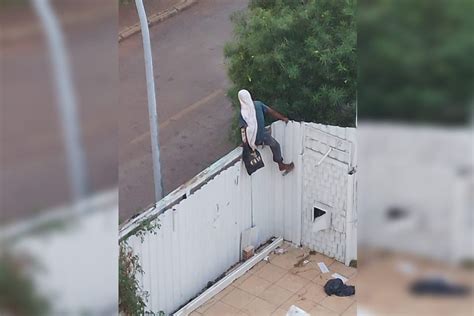 Cara De Pau Ladr O Filmado Pulando Muro De Casa Na Asa Norte
