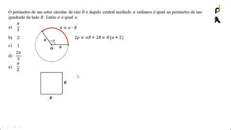 Calcular O Comprimento Do Arco Representado Na Figura Abaixo FDPLEARN