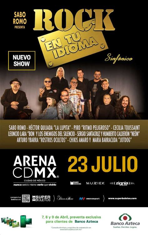 Rock en Tu Idioma Sinfónico Vol III en la Arena CDMX