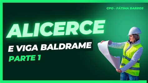 ALICERCE E VIGA BALDRAME YouTube