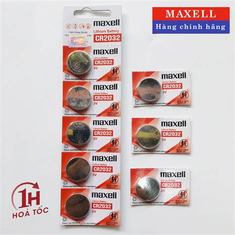 VỈ 5 VIÊN Pin Cmos Maxell CR2032 2032 Lithium 3V cao cấp Made In
