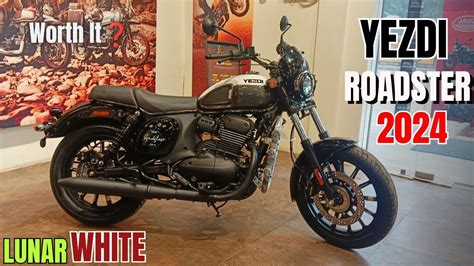 Yezdi Roadster 2024 Model Full Walkaround Review Lunar White