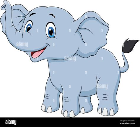 Ilustraci N De Vector De Elefante De Dibujos Animados Leyendo Un Libro