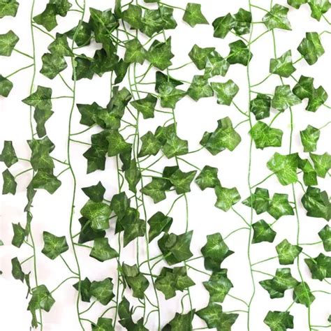 1 Trepadeira Artificial Verde Hera Pacote Ramas Folhagem MercadoLivre