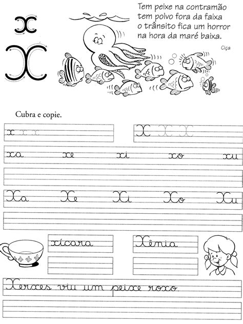 ATIVIDADES DE CALIGRAFIA PARA IMPRIMIR ALFABETO Atividades Pedagógicas