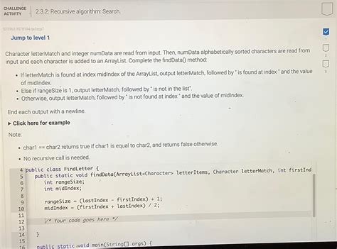 Solved Challengeactivity Recursive Algorithm Chegg