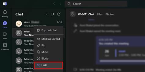 Cara Menyembunyikan Atau Menampilkan Obrolan Di Teams All Things Windows