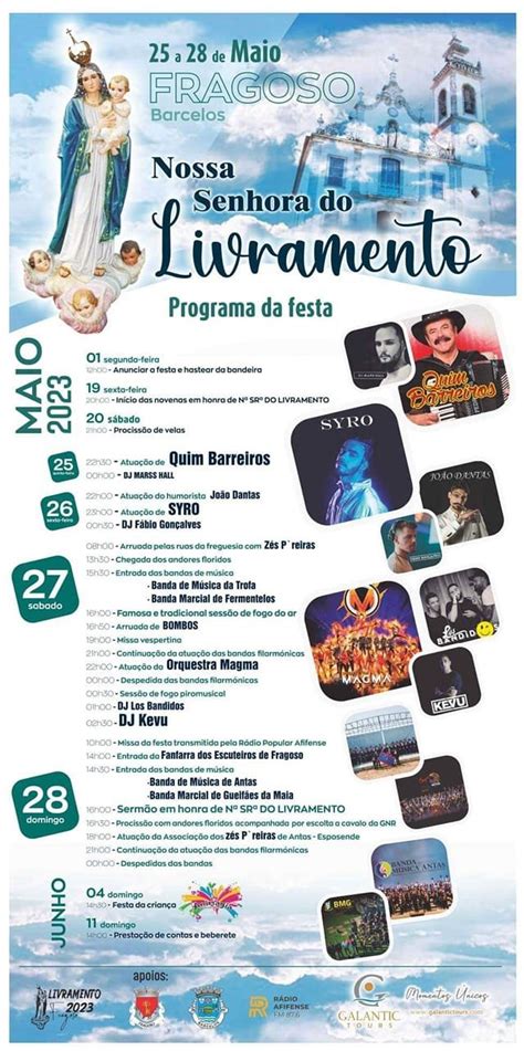 Festas Em Honra De Nossa Senhora Do Livramento 2023 Fragoso