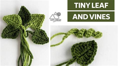 CROCHET Mini Fall Leaf And Pumpkin Vines Quick Crochet Pattern By