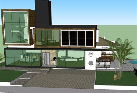 Sketchup How To Create D Model Small House Tutorial