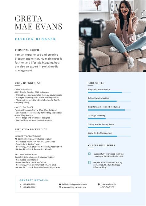 Free Beautiful Modern Resume Templates To Customize Canva
