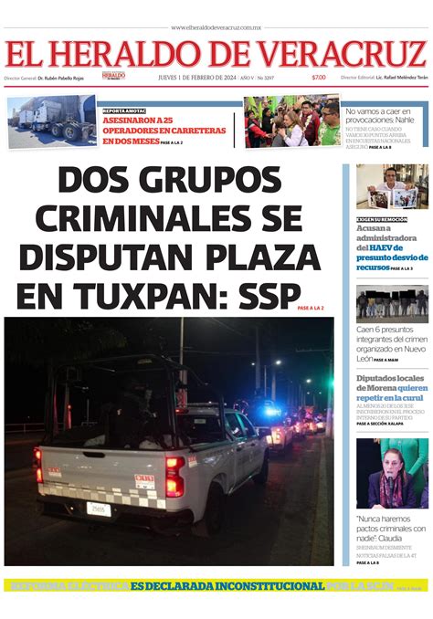El Heraldo De Veracruz 1 De Febrero De 2024 By Poza Acme Issuu