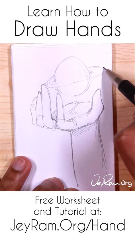 How To Draw Hands Free Worksheet Step By Step Tutorial Artofit