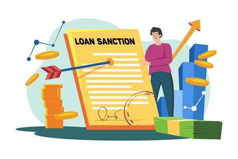 homme tenant une lettre de sanction de prêt dans les mains concept d