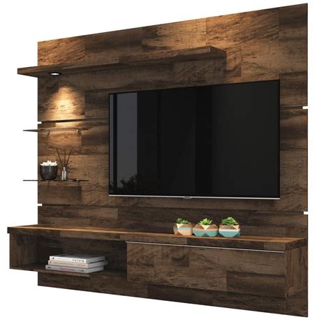 Painel Para Tv Livin Suspenso Bancada Hb Moveis Deck Em